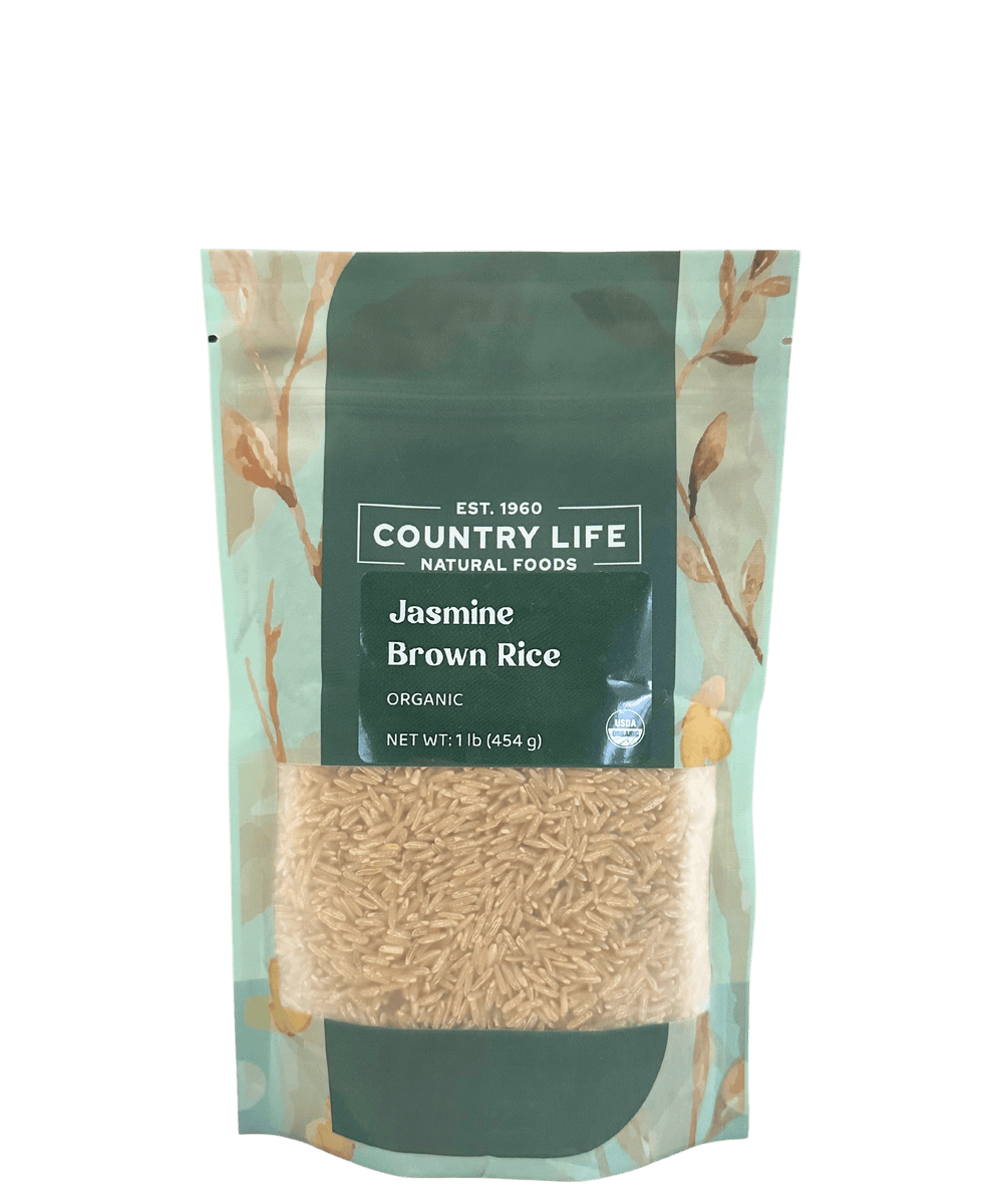Jasmine Rice, Brown, Organic | Country Life Natural Foods