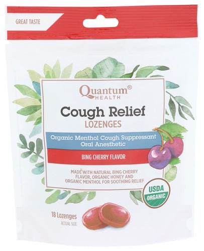 Cough Relief Lozenges, Organic, Quantum Health | Country Life Natural Foods