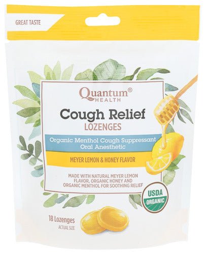 Cough Relief Lozenges, Organic, Quantum Health | Country Life Natural Foods