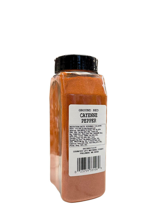 Cayenne Pepper, Ground, Red | Country Life Natural Foods