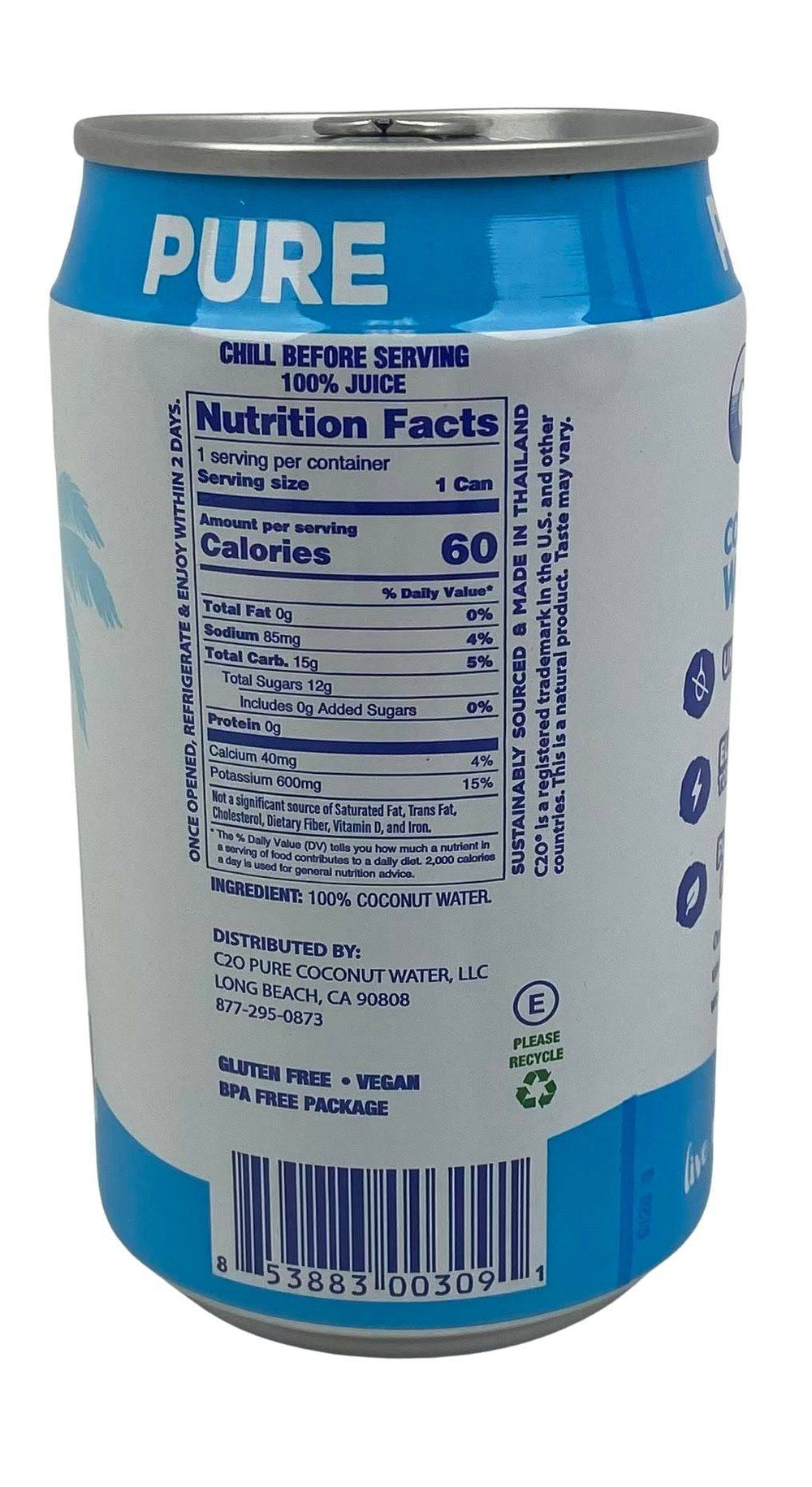Coconut Water Can
