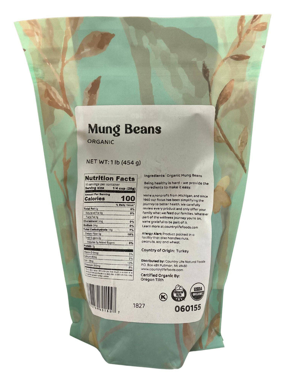 Mung Beans, Organic | Country Life Natural Foods