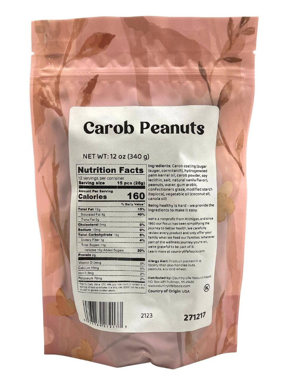Carob Coated Peanuts | Country Life Natural Foods