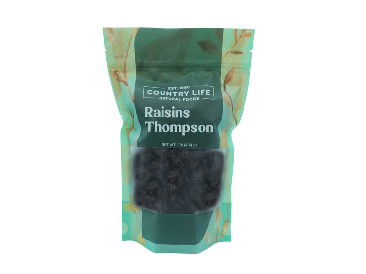 Raisins, Thompson, Organic | Country Life Natural Foods