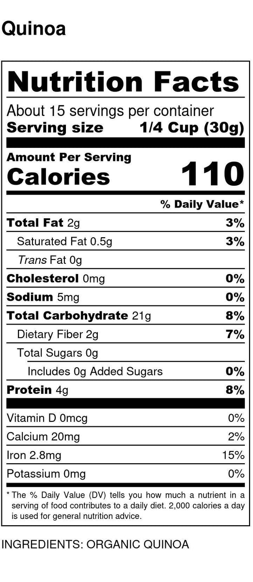 Quinoa, Organic | Country Life Natural Foods