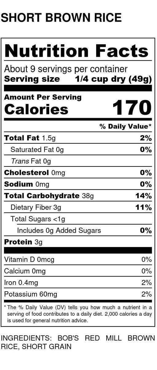 Short Rice, Brown, Organic, Lundberg | Country Life Natural Foods